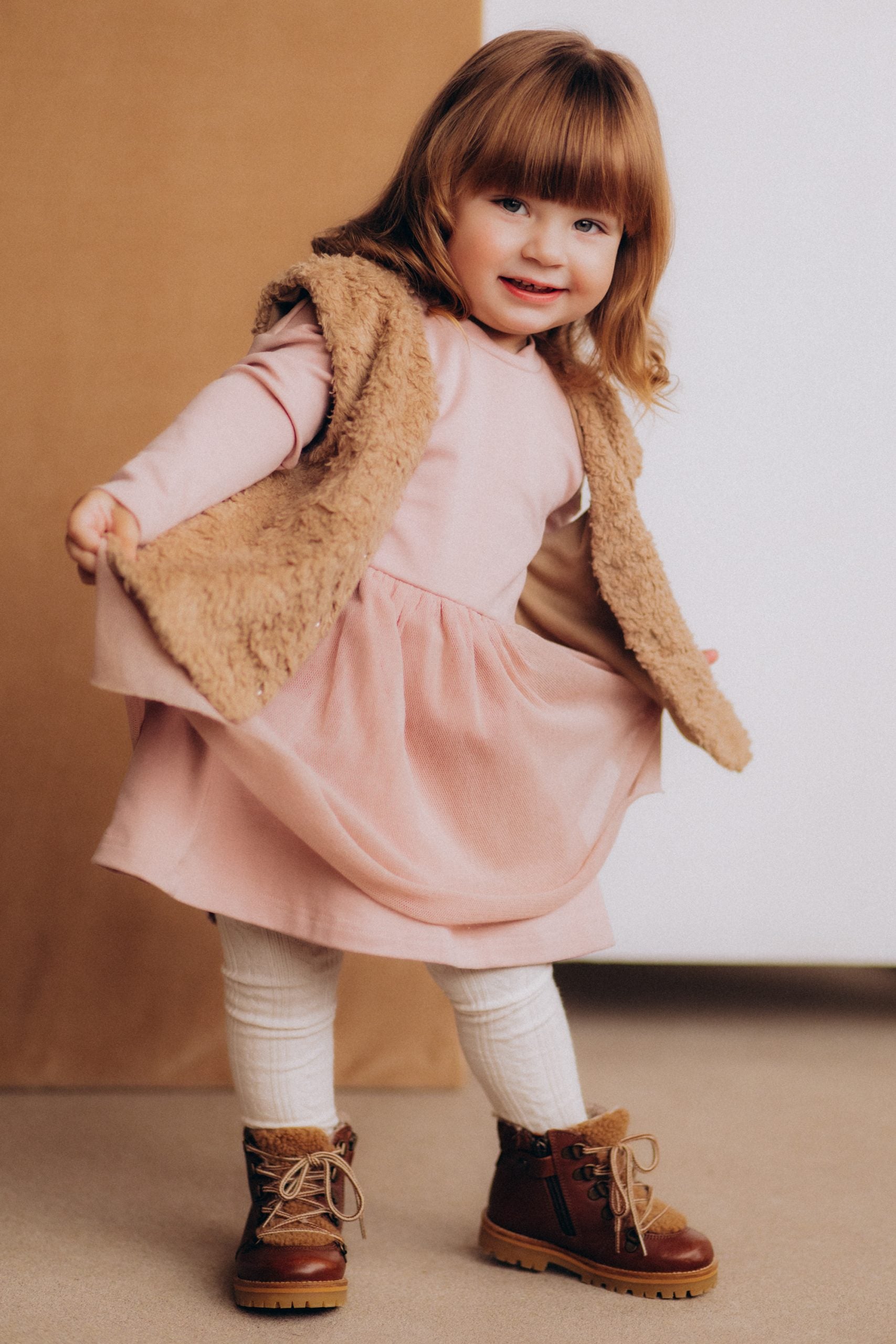 Oversized Organic Cotton Plush Vest – GOTS Certified Sustainable Kidsw ...